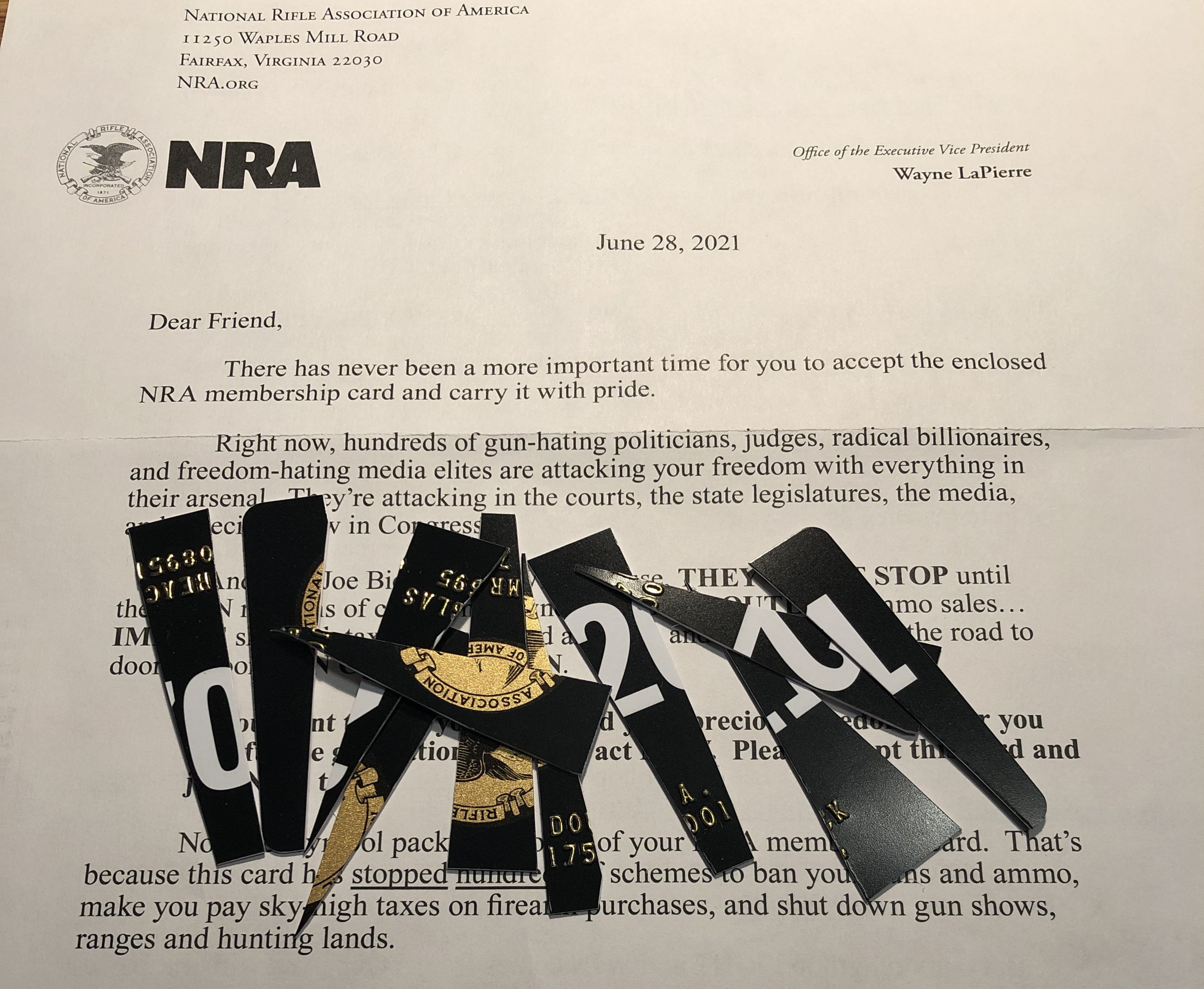 An Open Letter to Wayne LaPierre – doug heacock: words